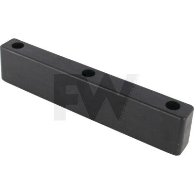 Rammpuffer, 400 x 52 x 80 mm Rammschutz Gummipuffer Anfahrschutz ...