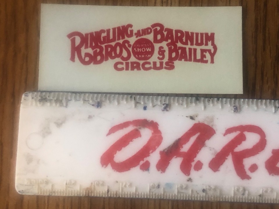 Ringling Brothers Barnum & Bailey Circus decals O Scale ? HO Scale | eBay