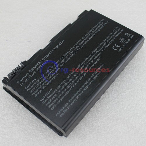 5200mAh Battery For ACER Extensa 5120 5230 6460 6552 5420 5430 TM00741 ...