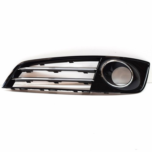 Audi A8 10-13 Bumper Left Fog Light Grill Gloss Black 4H0807679HT94 NO ...
