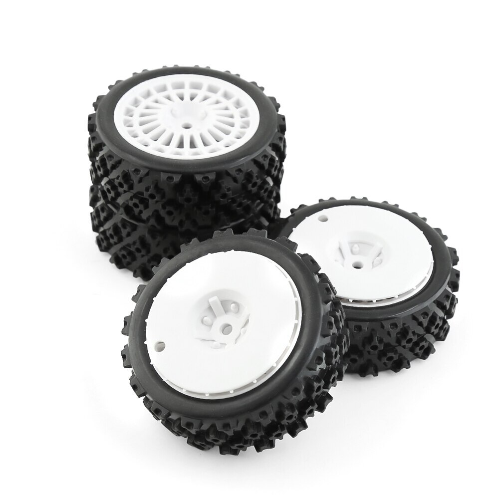 1/10 Rc Rally Car wheels Tires Set For Tamiya XV01 TA06 TT01 TT01E TT02 ...