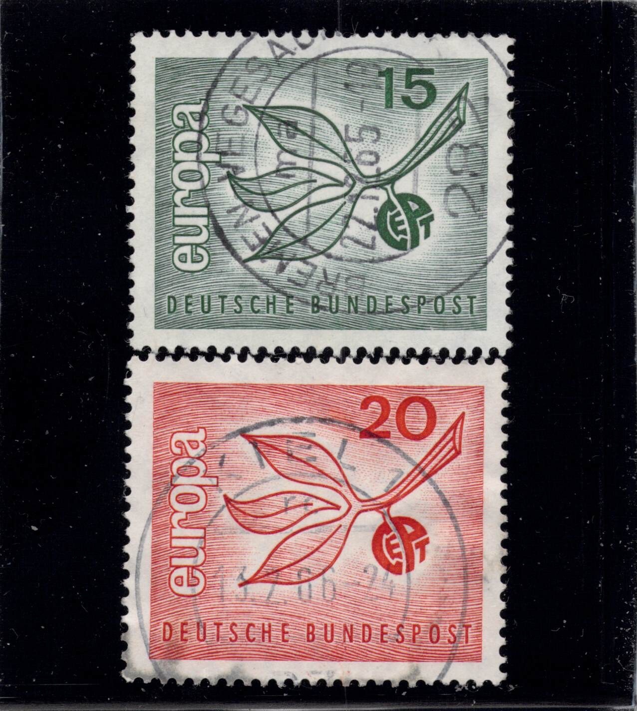 Bund BRD 1965; Europa kpl.; Mi.Nr. 483 / 484; sehr saub. Tagesstempel ...