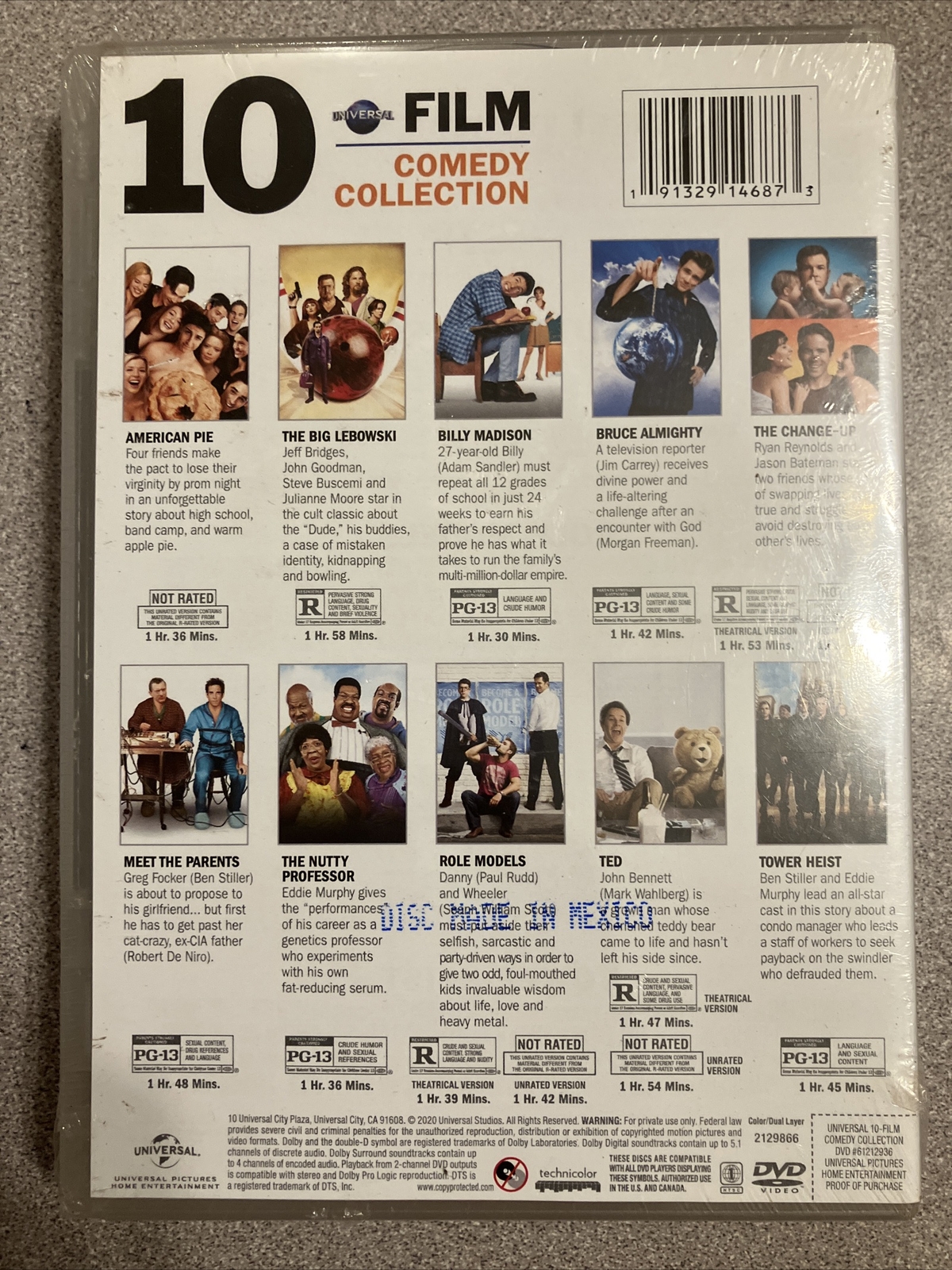 Universal 10-film Comedy Collection - DVD 191329146873| eBay