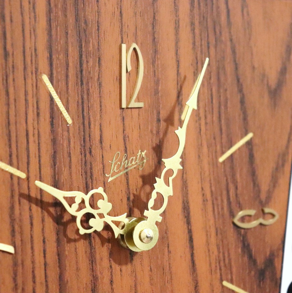 SCHATZ ELEXACTA Vintage Wall Top Clock NEW OLD STOCK NOS Rare! Cast ...