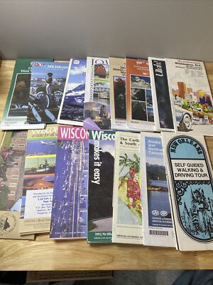 VTG LOT OF 15 ROAD MAPS | eBay
