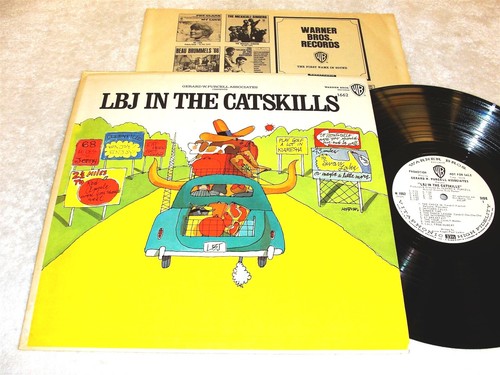 Gerard W. Purcell Associates "LBJ In The Catskills" 1966 LP, Nice NM ...