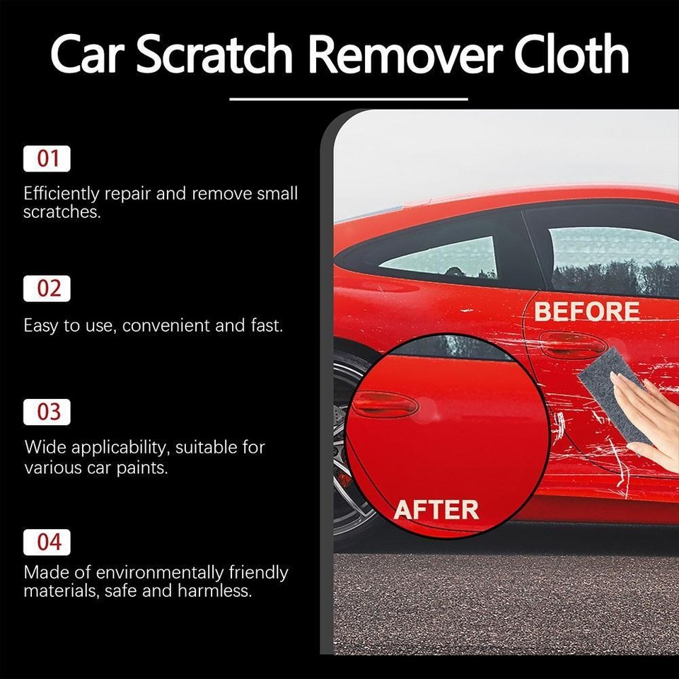 12 Pcs For Car Scratches Nano Magic Cloth Scratch Remover|us~ I9U9 | eBay
