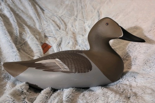 2002 Joey Jobes Hand Carved Canvasback Hen Duck Decoy Signed | eBay
