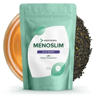 VoomVaya MenoSlim Tea - Hormone Balance Tea Perimenopause & Estrogen ...
