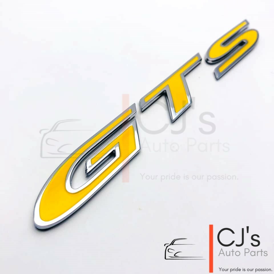 HSV VE VF GTS Badges Clubsport Yellow Chrome Suits Sides and Rear | eBay
