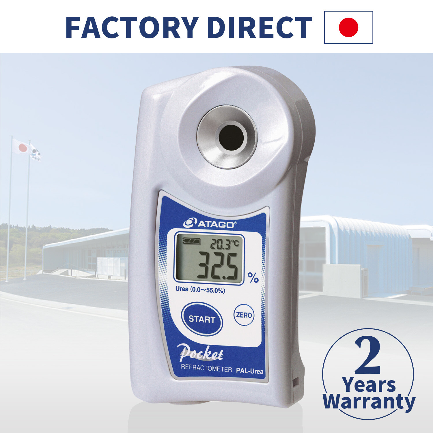 ATAGO official site ATAGO "Pocket" Refractometer PAL-Urea Made in Japan ...