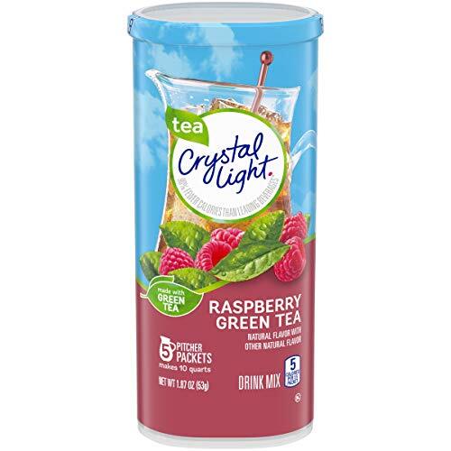 Crystal Light Green Tea Raspberry Drink Mix 20 Pitcher Packets 4 ...