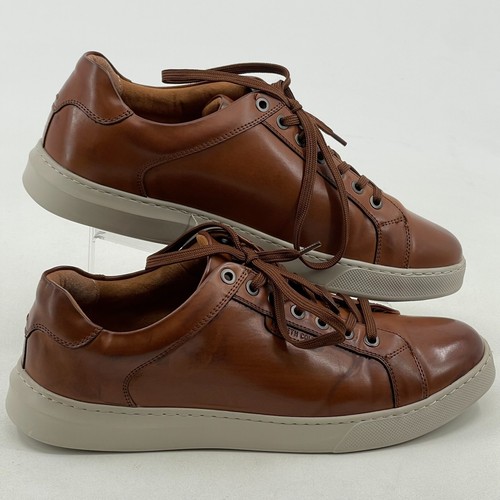 Kenneth Cole MENS Laron Brown Leather Lace Up Shoes Sneakers SIZE 10 | eBay