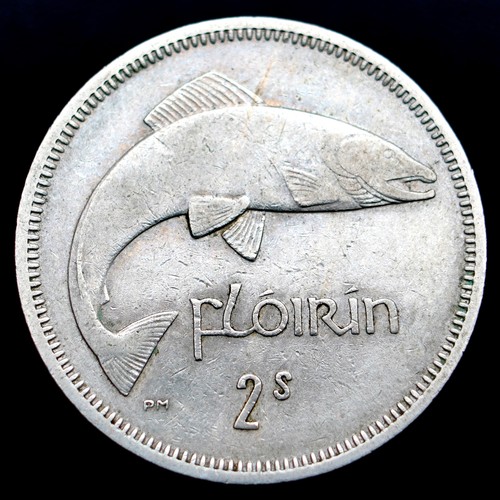1964 Ireland 1 Florin (Florin, Two Shillings) Coin, km15a, Mintage ...