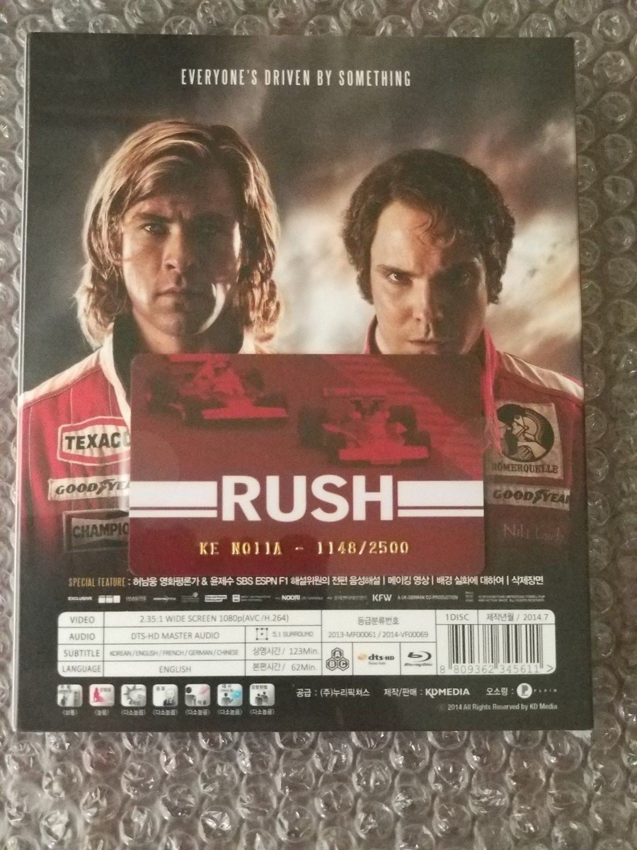 Rush Blu Ray Deksel