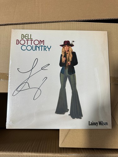 LAINEY WILSON Bell Bottom Country Vinyl Autographed Signed RARE! | eBay