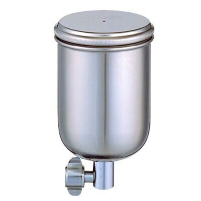 ANEST IWATA PC-61 130ml Gravity Cup Stainless Steel Side Cup for spray ...