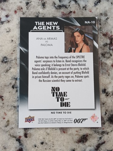 2025 UD James Bond No Time to Die Ana de Armas as Paloma The New Agents ...