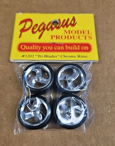NEW Pegasus 1/25 #1202 "TRI-BLADES" WHEELS AND TIRES | eBay