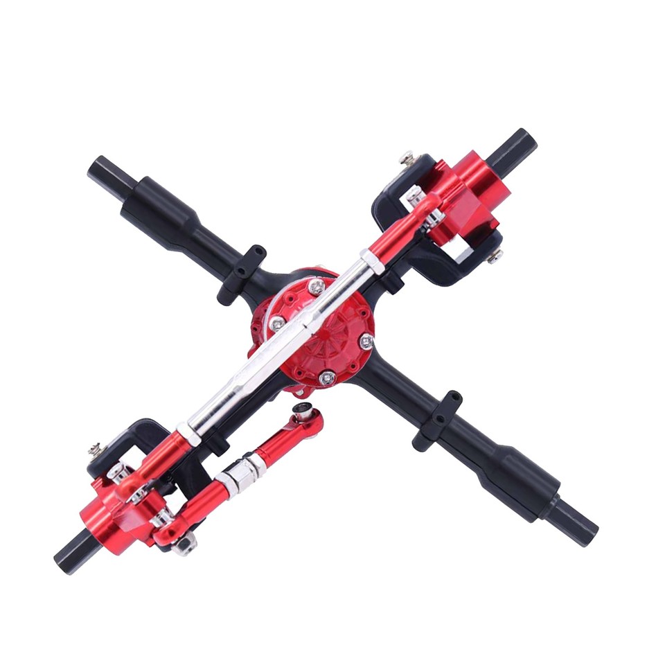 1/16 RC Car Metal Front & Rear Axle Bracket Kit for WPL C14 C24 B14 B24 ...