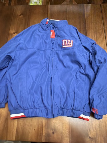 Vintage New York Giants Starter Midweight Puffer Winter Jacket 2XL | eBay