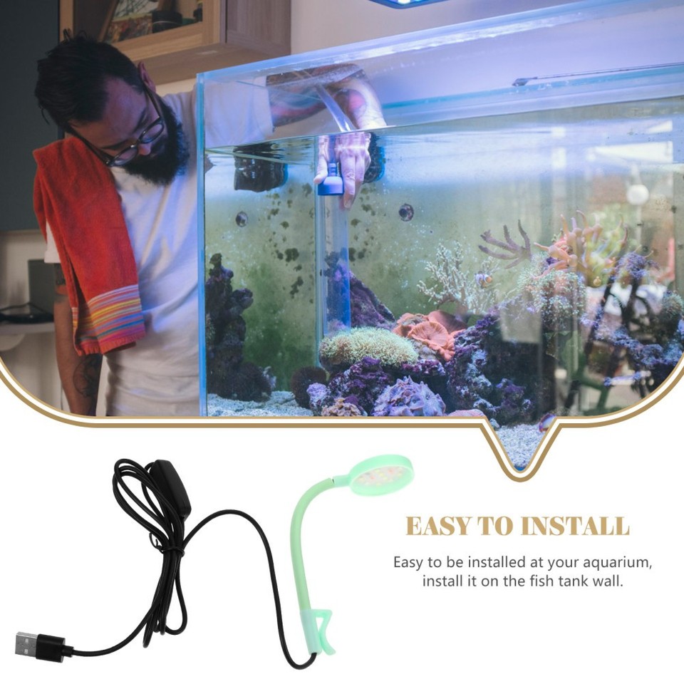 Aquarium Lamp Convenient Aquarium Light Clamp-type Fish Tank Lamp Fish ...