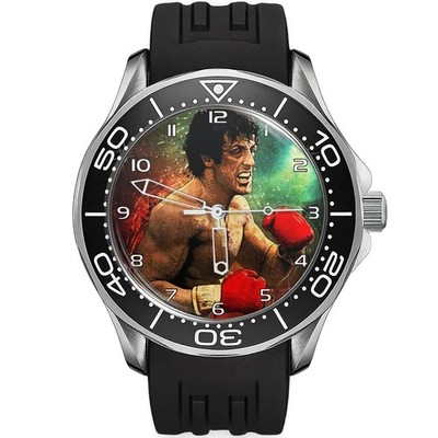 Rocky Portrait Boxing Silicone Strap Wrist Watch | eBay Australia