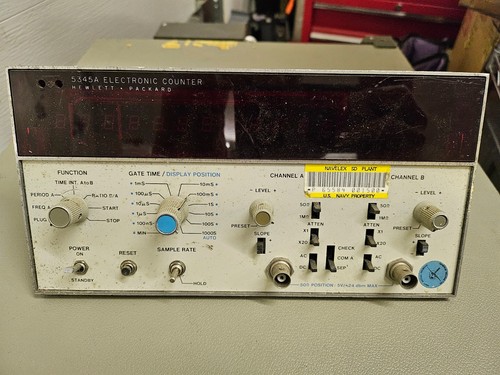 HP 5345A Front Panel Control and Display Module **PARTS / UNTESTED / AS ...