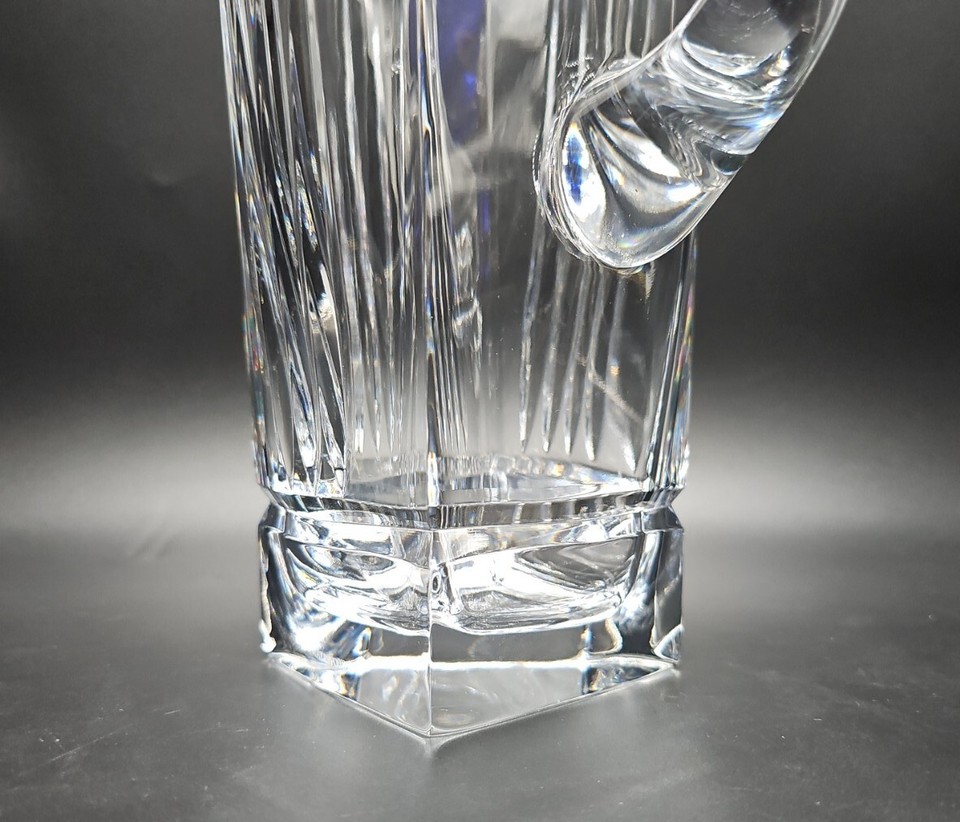 Waterford Crystal CLARION Martini Pitcher EXCELLENT Square Vertical Cut ...