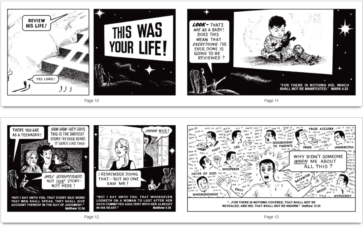THIS WAS YOUR LIFE | JACK T CHICK | BASIC GOSPEL BIBLE TRACK | POPULAR ...
