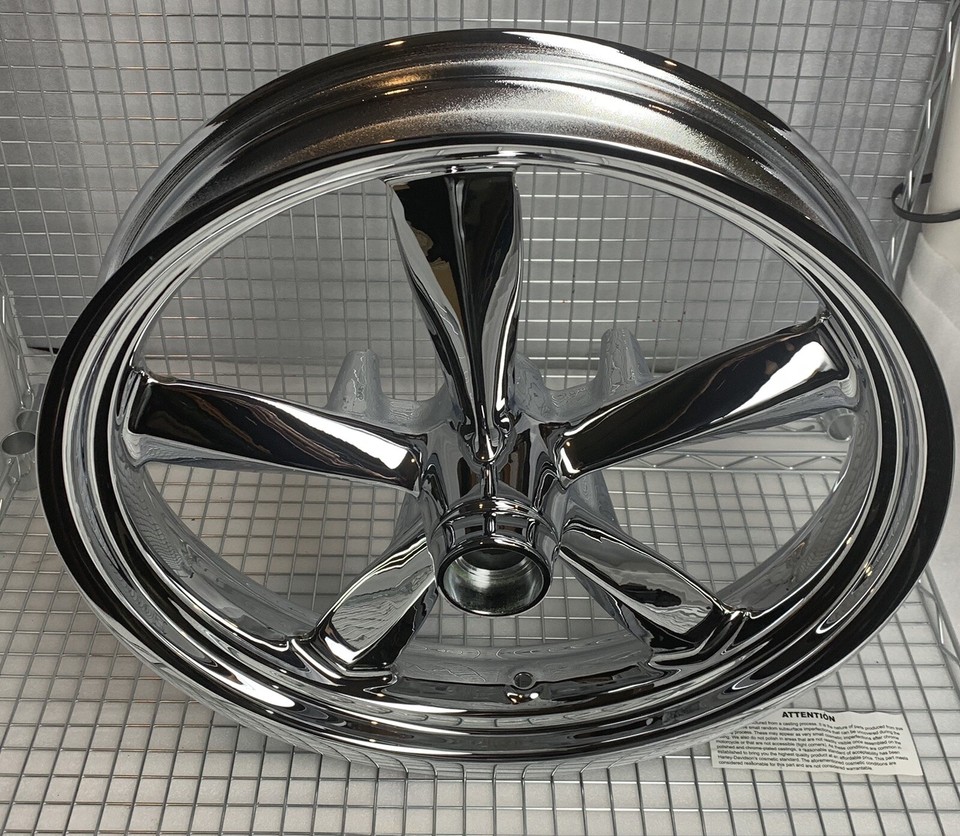 Harley Dyna Switchback 2012 -16 Chrome FLD Rims OEM MAG Wheels EXCHANGE ...