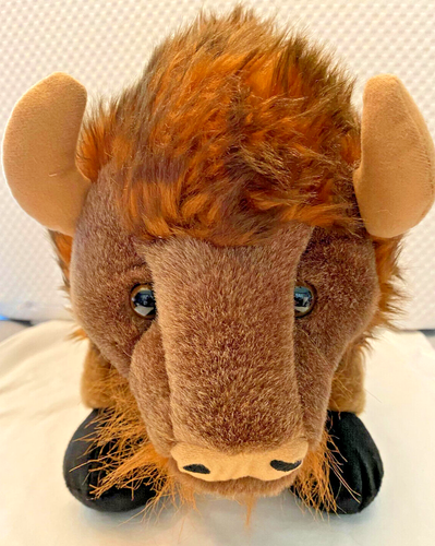 Wishpets BUFF Big Buffalo Bison 10" Plush 2001 #82008 Stuffed Animal ...