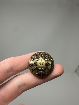 Applied Eagle I Coat Infantry Uniform Button Authentic Original Late 1800s? | eBay