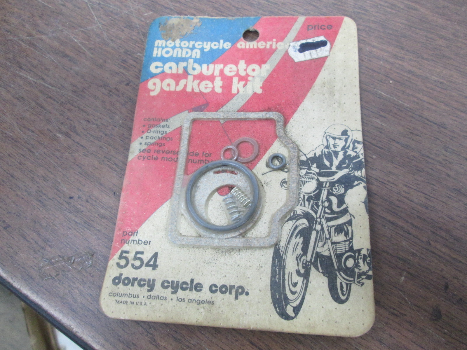 Dorcy Cycle Carburetor Gasket Kit Honda 71 - 72 CB100 70 - 72 CL100 ...
