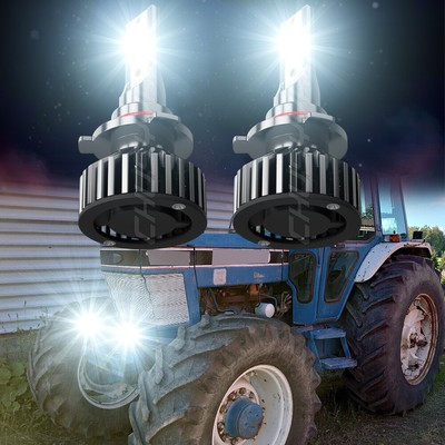 2 SUPER LED light bulbs for Ford Tractor TW5 TW15 TW25 TW35 2310 2610 ...