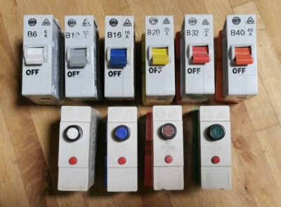 WYLEX B5 B6 B15 B16 B20 B30 B32 B40 B45 ABB plugin & push MCB CIRCUIT ...