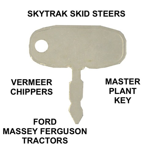 Vermeer Wood Chipper Master Plant Key for Ignition Switch | eBay