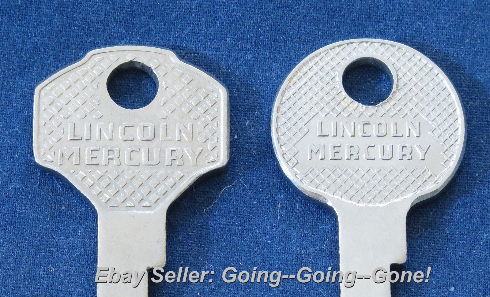 SET ORIGINAL LINCOLN MERCURY KEY BLANKS IGNITION / TRUNK H10 H9 1932 ...