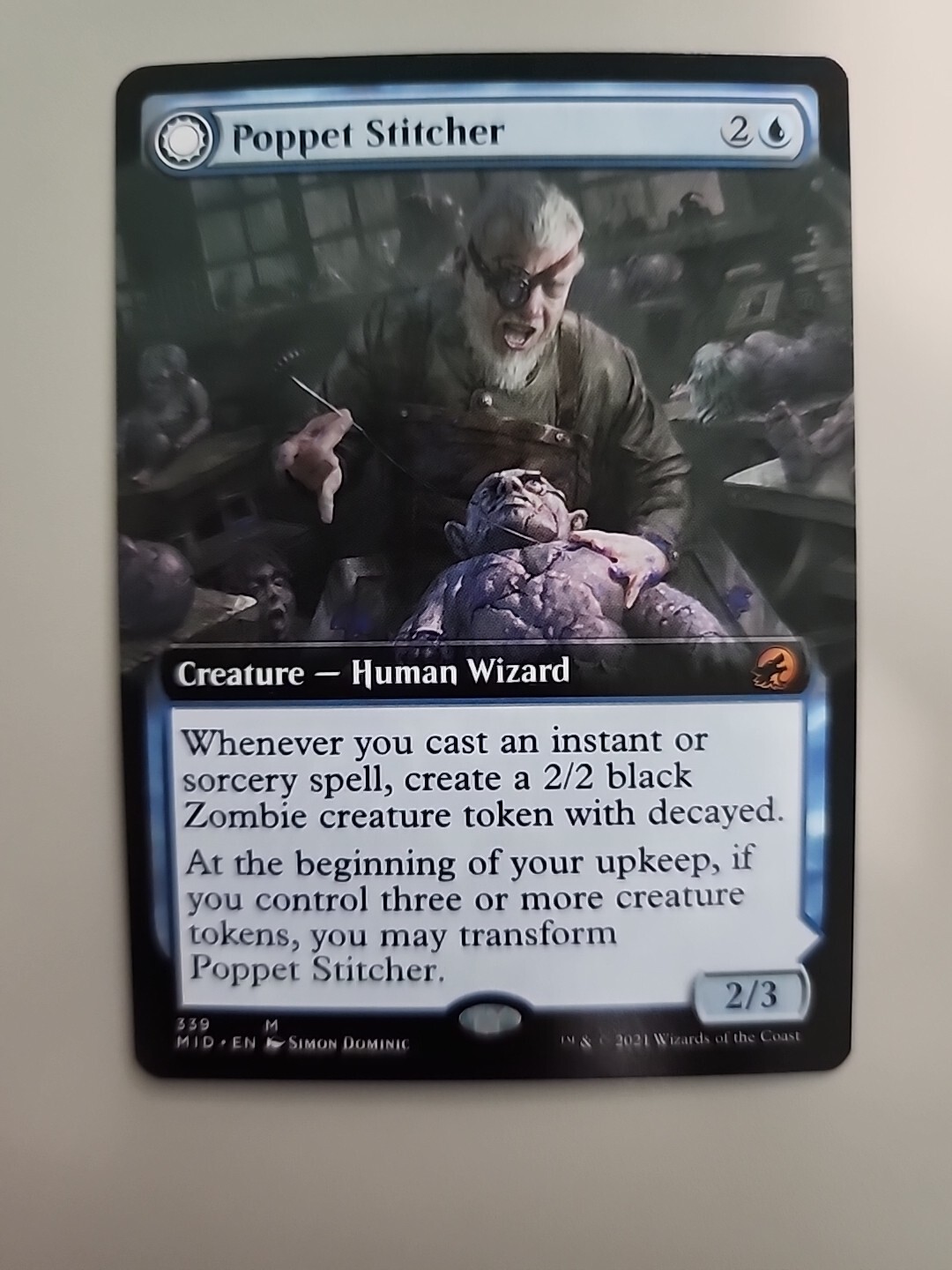 MTG Poppet Stitcher // Poppet Factory Innistrad: Midnight Hunt 071/277 ...