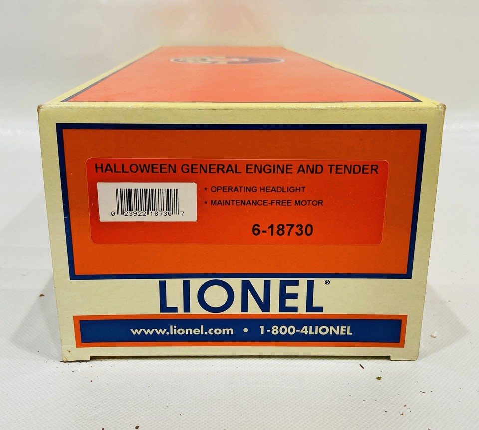 🌟Lionel 6-18730 Halloween Transylvania General Steam Locomotive Engine ...