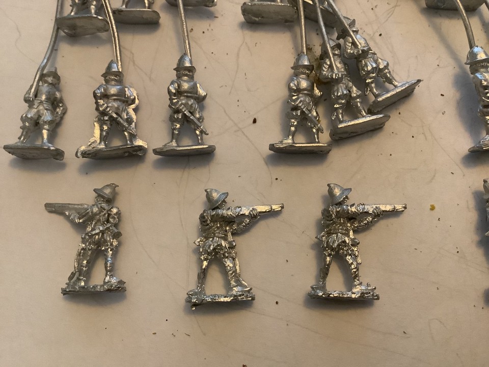 Fifty Four 15mm Italian Wars Spanish Pike and Arquebus Unpainted | eBay UK