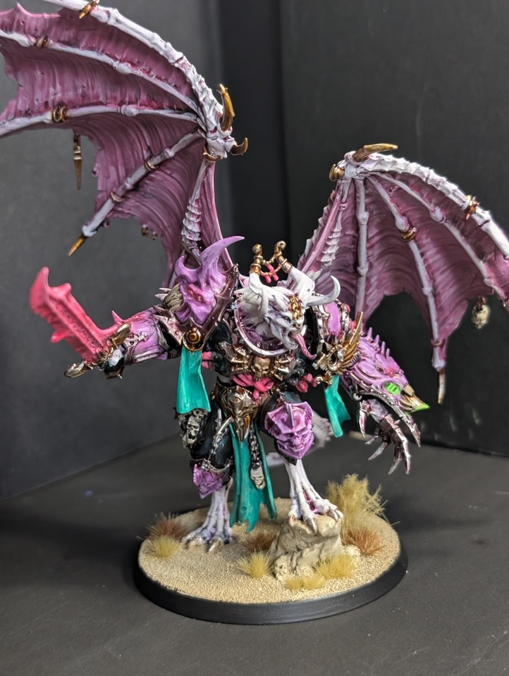 Pro Painted 40k Emperor's Children Daemon Prince Horus Heresy | eBay