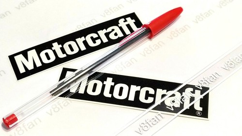 #10AS 2x "MOTORCRAFT" stickers decals for Escort Mexico RS2000 Capri ...