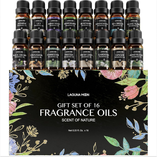 Essential Oils Set 16 Pcs Fragrance Natural Aromatherapy Oils for ...