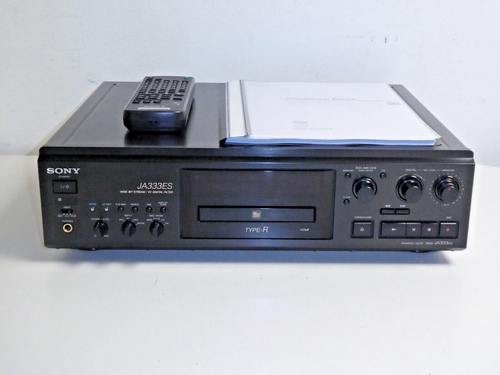 Sony MDS-JA333ES High-End MiniDisc Recorder Schwarz, FB&BDA, 2 Jahre ...