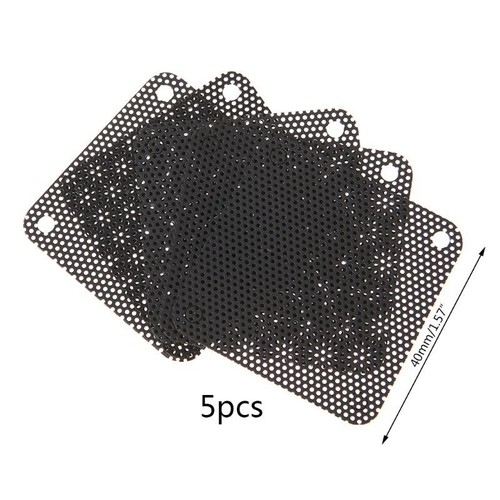 Cuttable Computer Dust Filter Mesh Black PC for Case Fan Cooler ...