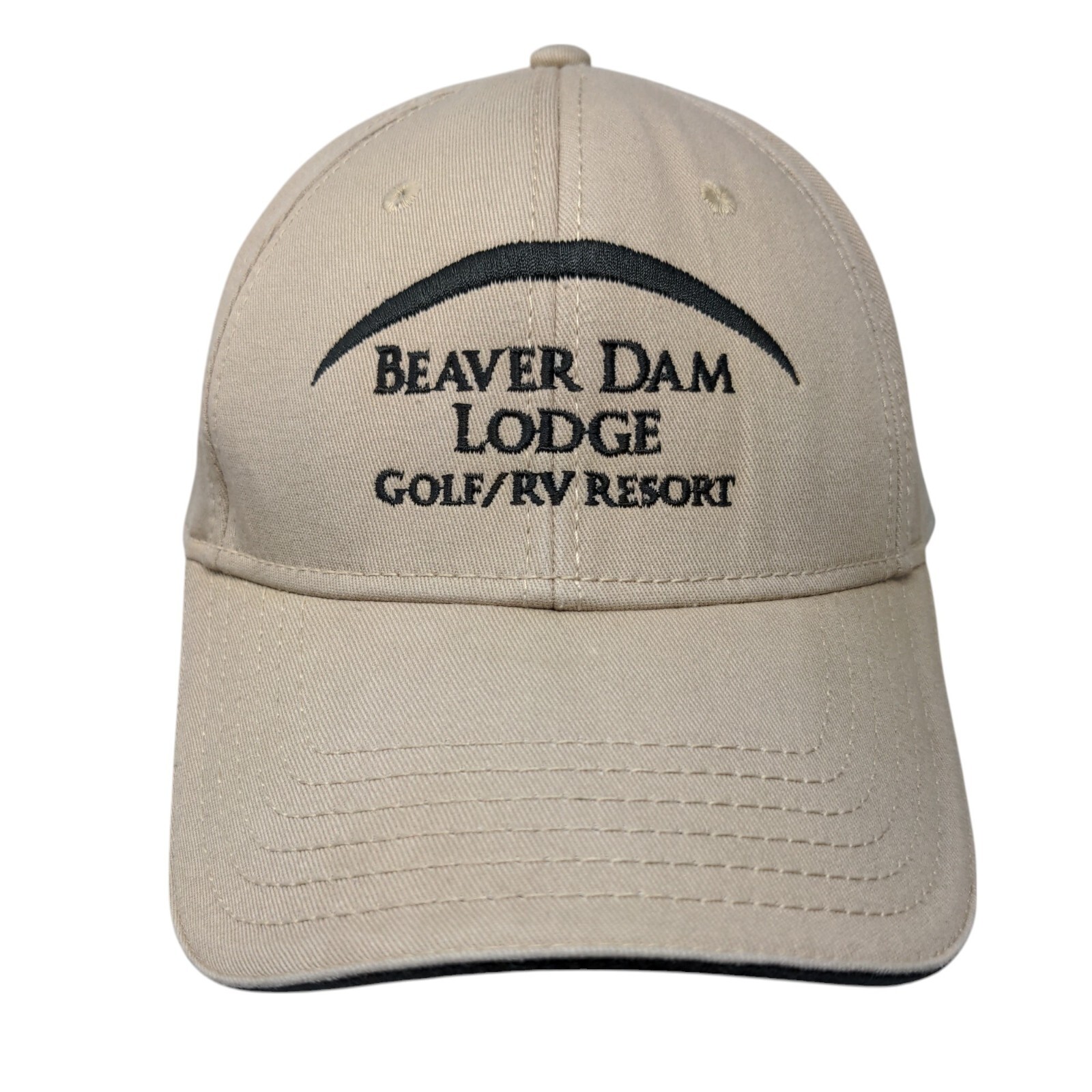 Beaver Dam Lodge Golf RV Resort Strapback Hat Tan OSF… - Gem