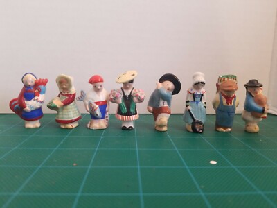 Handmade Feves Figures Dollhouse Miniature Farmers Country Theme ...