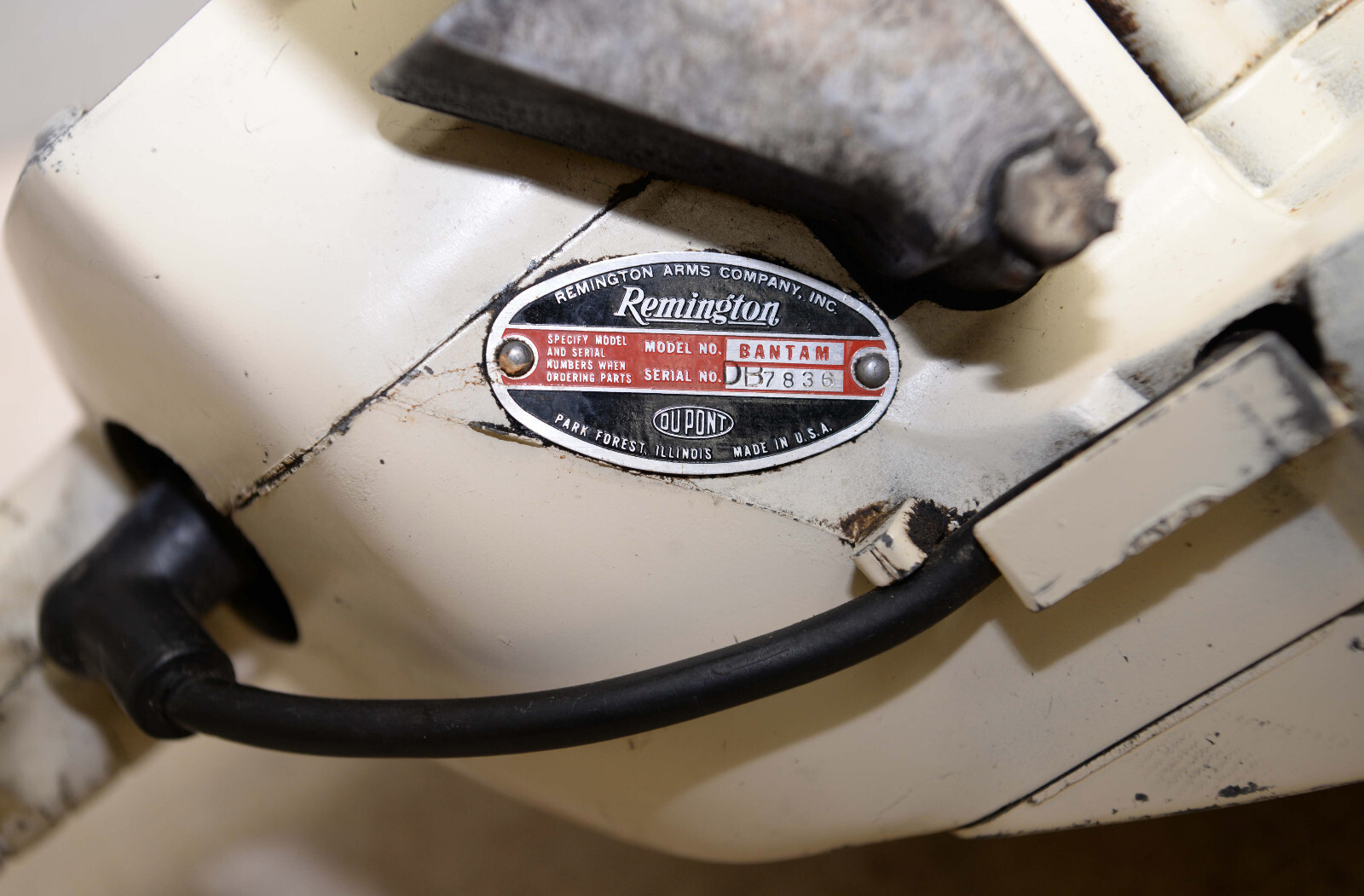 Remington Bantam chainsaw collectible firewood logging saw tool 18" bar ...