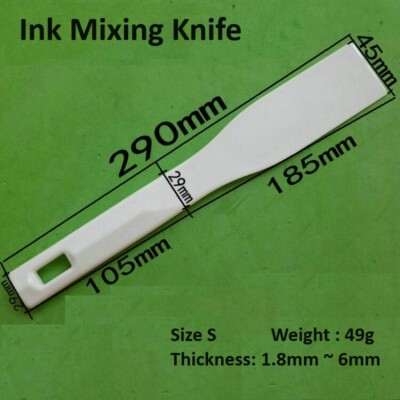 Ink Cream Oil Spatulas Squeegee Mixing Scraper Knife for Screen ...
